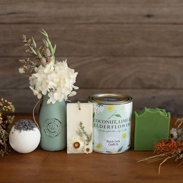 Large Gift Box - Coconut, Lime & Elderflower – Muscle Creek Creative